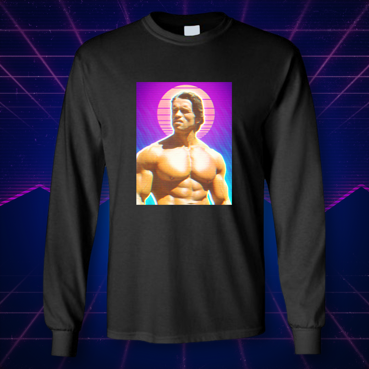 Neon Arnold (Long Sleeve) – Musclewave USA